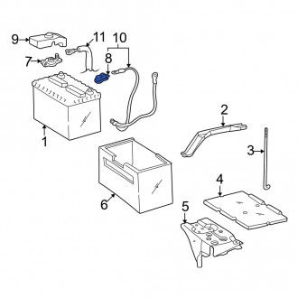 Toyota Battery Cables & Accessories | Connectors, Terminals — CARiD.com