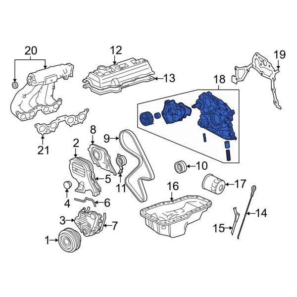Toyota OE 1510020020 - Engine Oil Pump