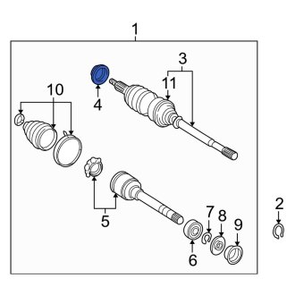 Toyota Avalon OEM Driveline & Axle Parts | Hubs, CV-Joints — CARiD.com