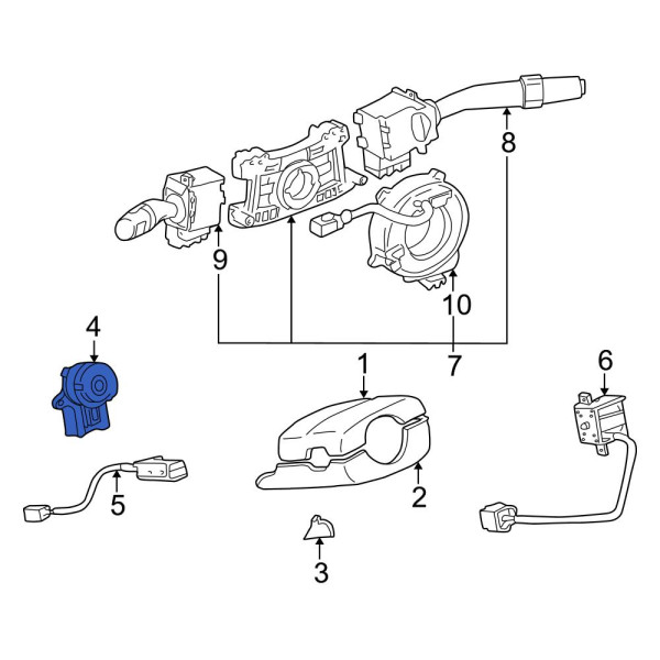 Toyota OE 8445012200 - Ignition Switch