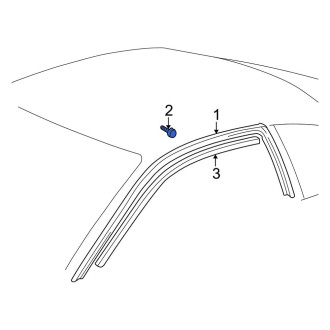 Toyota OEM Roofs & Parts | Panels, Drip Rails, Braces — CARiD.com
