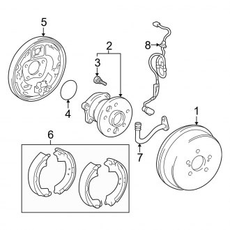 1999 Toyota Solara OEM Brake Parts | Pads, Bleeders — CARiD.com