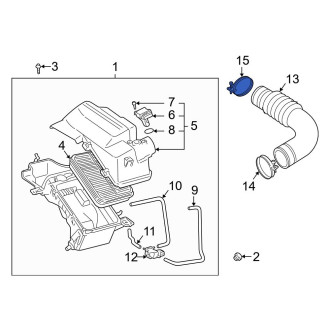 Toyota Highlander OEM Air Intake Parts | Filters, Manifolds — CARiD.com