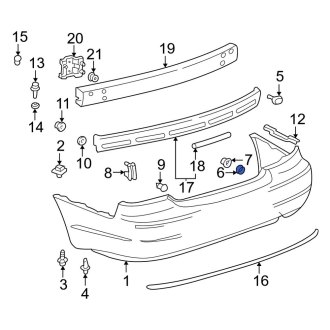 Toyota Avalon Bumper Seals, Gaskets & Impact Strips — CARiD.com