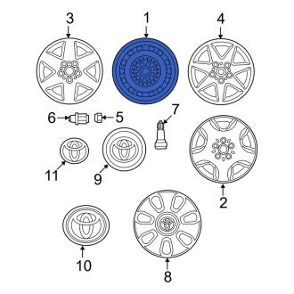 Toyota Camry OEM Wheels | Original Steel & Alloy Wheels — CARiD.com