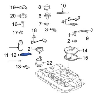 Toyota Camry OEM Fuel System Parts | Pumps, Lines — CARiD.com