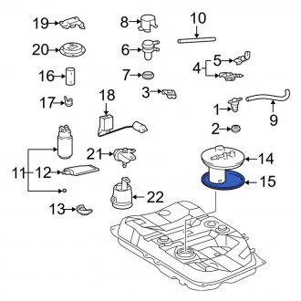 Toyota RAV4 OEM Fuel System Parts - Pumps, Lines | CARiD