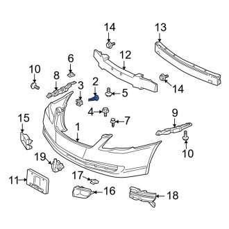 Toyota OEM Bumpers | Genuine Front & Rear Bumpers — CARiD.com