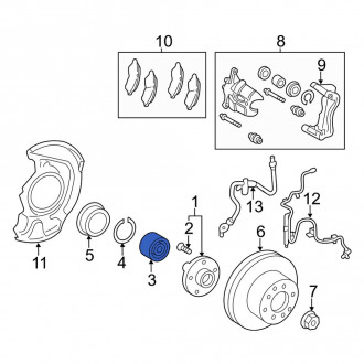 Toyota Sienna OEM Driveline & Axle Parts | Hubs, CV-Joints — CARiD.com