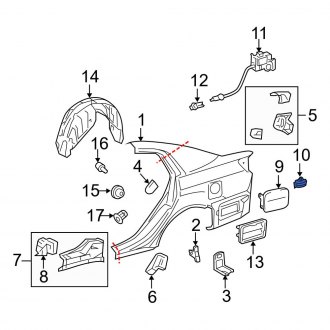 Toyota Sequoia OEM Quarter Panels & Parts | Rear & Front — CARiD.com