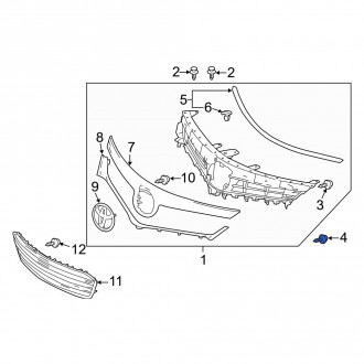 Toyota Corolla Grille Brackets & Hardware — CARiD.com