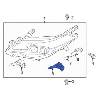 Toyota OEM Headlights | Projector, LED, HID, Halo — CARiD.com
