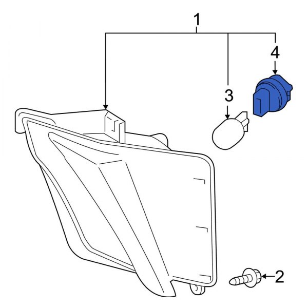 Toyota OE 8112806470 - Front Turn Signal Light Socket