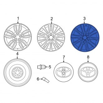 Toyota Avalon OEM Wheels | Original Steel & Alloy Wheels — CARiD.com