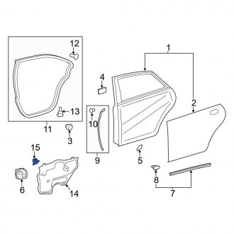 Toyota Camry Door Moldings - Side, Edge, Belt | CARiD