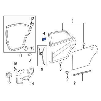 Toyota Prius OEM Doors & Parts | Shells, Panels, Armrests — CARiD.com