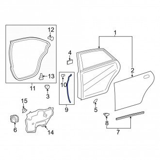 Toyota Door Seals & Weatherstripping | CARiD