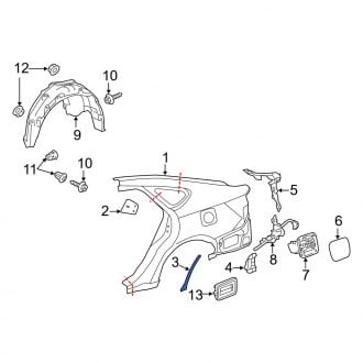Toyota Avalon OEM Rocker Panels & Floors | Side Skirts, Pans — CARiD.com