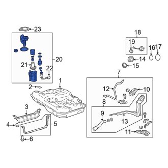 Toyota OEM Fuel System Parts | Pumps, Lines, Injectors — CARiD.com