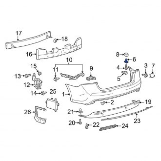Toyota Avalon Replacement Bumper Spoilers & Valances — CARiD.com