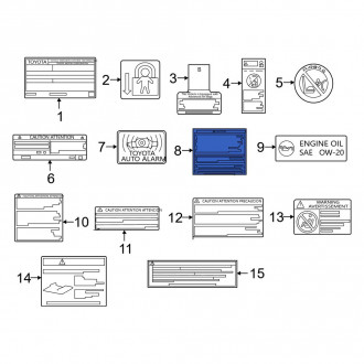 Toyota Tacoma Technical Decals — CARiD.com