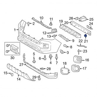 Toyota Tacoma OEM Bumpers | Genuine Front & Rear Bumpers — CARiD.com