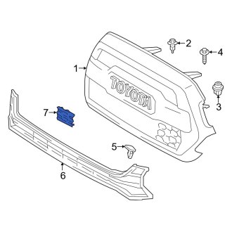 Toyota Tacoma Grille Frames & Moldings — CARiD.com
