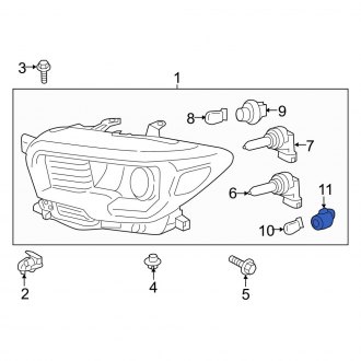 Toyota Tacoma OEM Lighting | Headlights, Fog & Tail Lights — CARiD.com