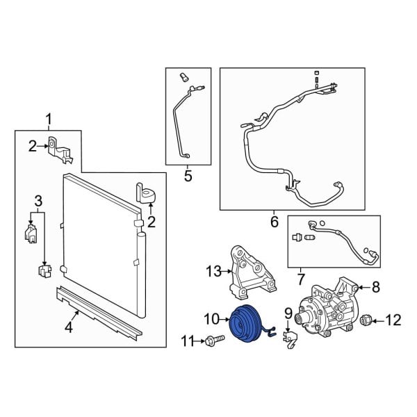 Toyota OE 8841004070 - A/C Compressor Clutch