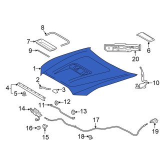 Toyota Tacoma OEM Body Hoods - Carbon Fiber, Fiberglass | CARiD