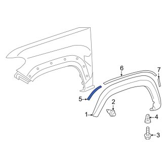 Toyota Tacoma Replacement Fender Seals - Front & Rear | CARiD