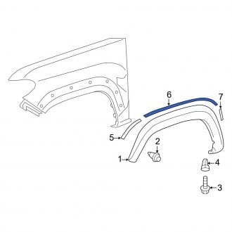 Toyota Tacoma Replacement Fender Seals - Front & Rear | CARiD