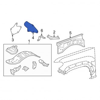 Toyota Tacoma Replacement Fender Seals - Front & Rear | CARiD
