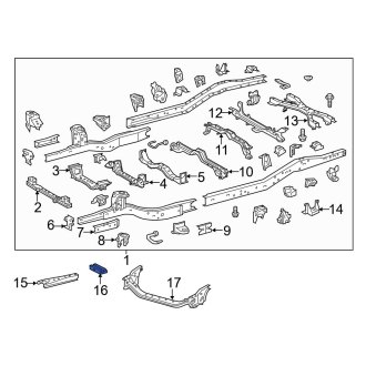 Toyota Tacoma Chassis Frames Hardware - Clips, Plugs | CARiD
