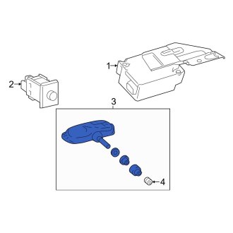 Toyota Tacoma OEM TPMS Sensors - Bluetooth, Wireless, USB | CARiD