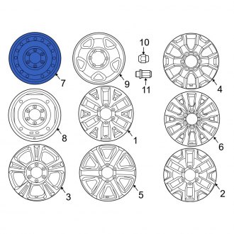 Toyota Tacoma OEM Wheels | Original Steel & Alloy Wheels — CARiD.com