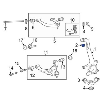 Toyota Mirai OEM Suspension Parts | Shocks, Struts — CARiD.com