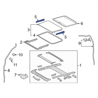 Toyota Highlander OEM Roofs & Parts | Panels, Drip Rails — CARiD.com