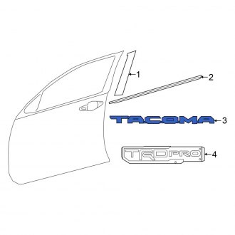 Toyota Car & Truck Logos | Door, Grille, Hood — CARiD.com