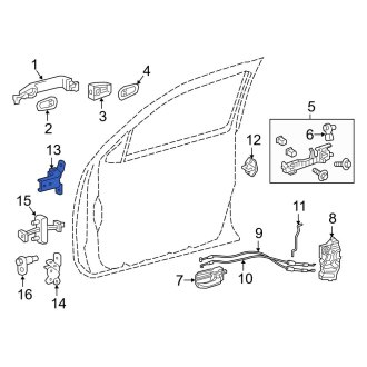 Toyota Highlander Door Hinges, Pin & Bushing Kits – CARiD.com