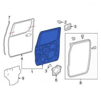 Toyota Tacoma Replacement Door Shells & Skins | CARiD