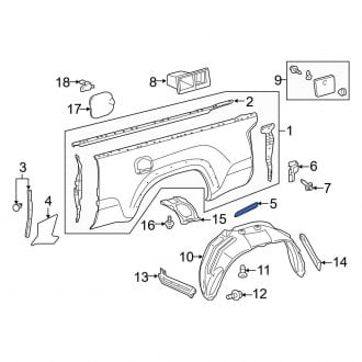 Toyota Tacoma Door Moldings - Side, Edge, Belt | CARiD