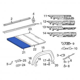 Toyota Tacoma Rear Body Panels & Bed Sections — CARiD.com
