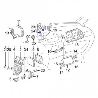 Toyota Horn Switches, Relays, Connectors — CARiD.com