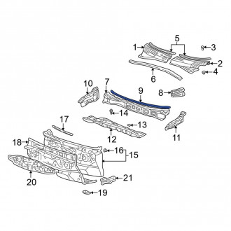 Toyota Prius Hood Weatherstripping Seals — CARiD.com