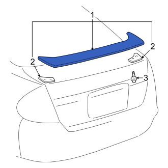 Toyota Prius Factory Style Rear Spoilers – CARiD.com