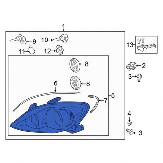 Toyota Camry OEM Headlights - Factory Headlights | CARiD