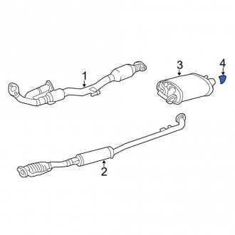Toyota Camry OEM Exhaust Parts - Systems, Tips, Pipes | CARiD