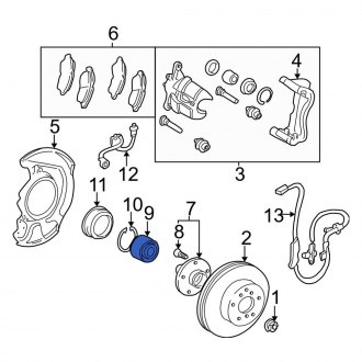 Toyota Sienna OEM Driveline & Axle Parts | Hubs, CV-Joints — CARiD.com
