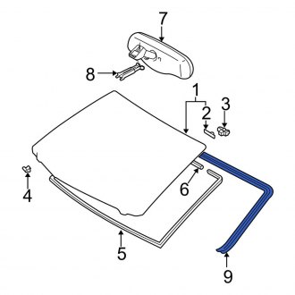 Toyota Camry Window Trim | Moldings, Pillar Posts — CARiD.com